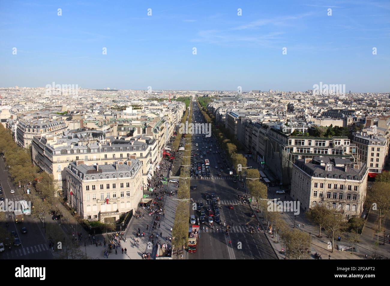 Panorama view arc de hi-res stock photography and images - Alamy
