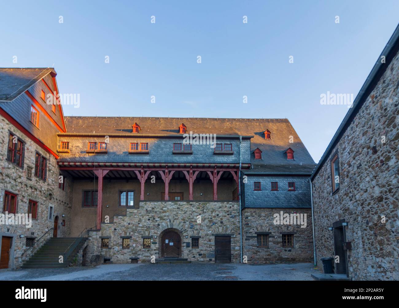 Limburg an der Lahn: Schloss Limburg Castle in Lahntal, Hessen, Hesse ...