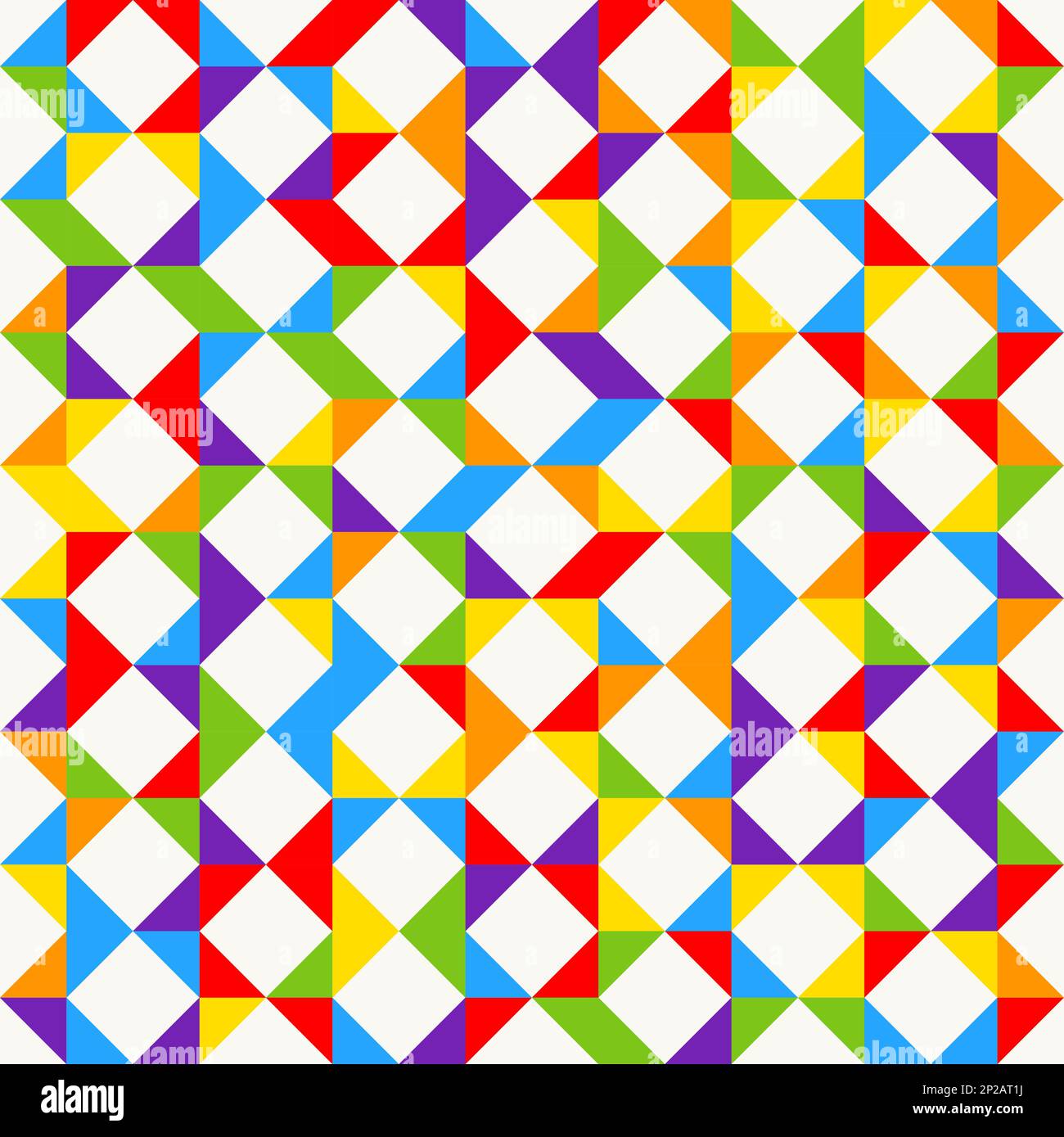 Rainbow quilt block Stock Vector Images - Alamy