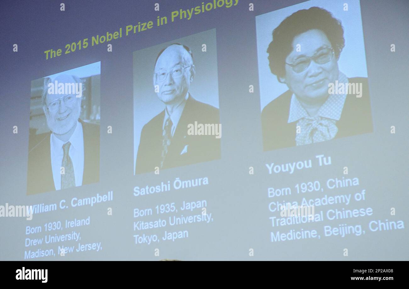 The Nobel judges awarded the prize to Irish-born William Campbell ...