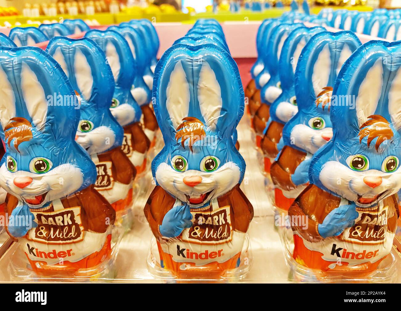 Kinder chocolate easter bunny bunnies hi-res stock photography and ...