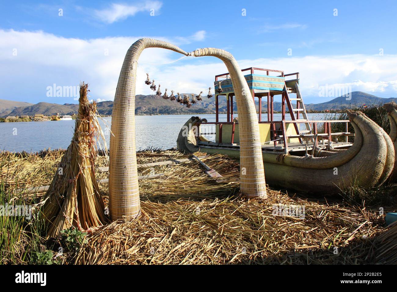 Uros islands in lake hi-res stock photography and images - Alamy