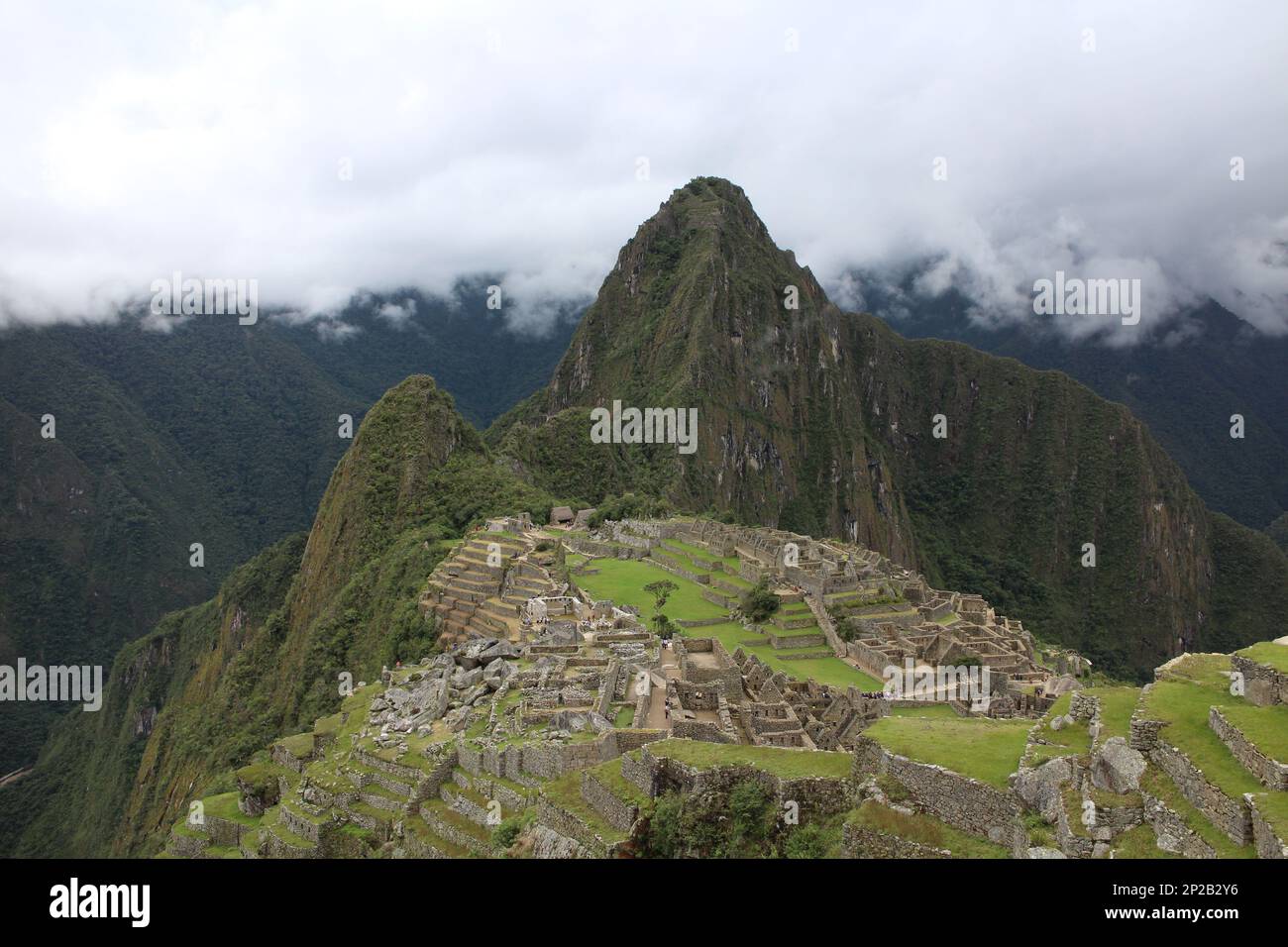 Machu Picchu Ruins in Peru Stock Photo - Alamy