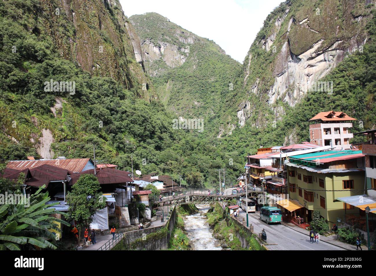 Machu Picchu village in Peru Stock Photo - Alamy