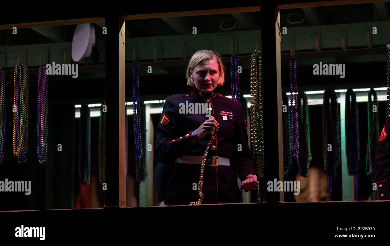 U.S. Marine Corps Lance Cpl. Myra Walker, with Marine Forces Reserves ...