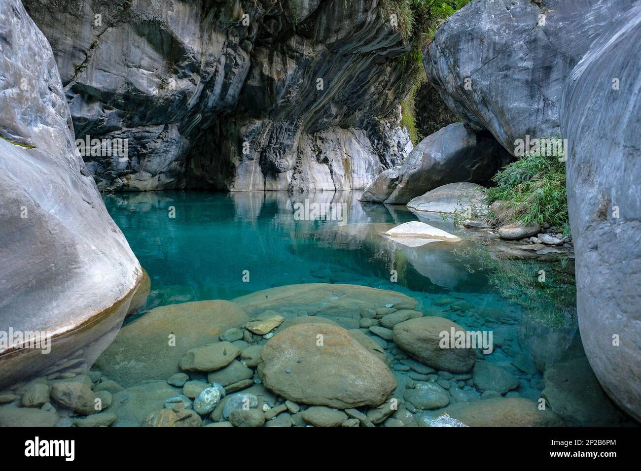Views of Taroko Gorge in Taroko National Park in Hualien., Taiwan Stock ...