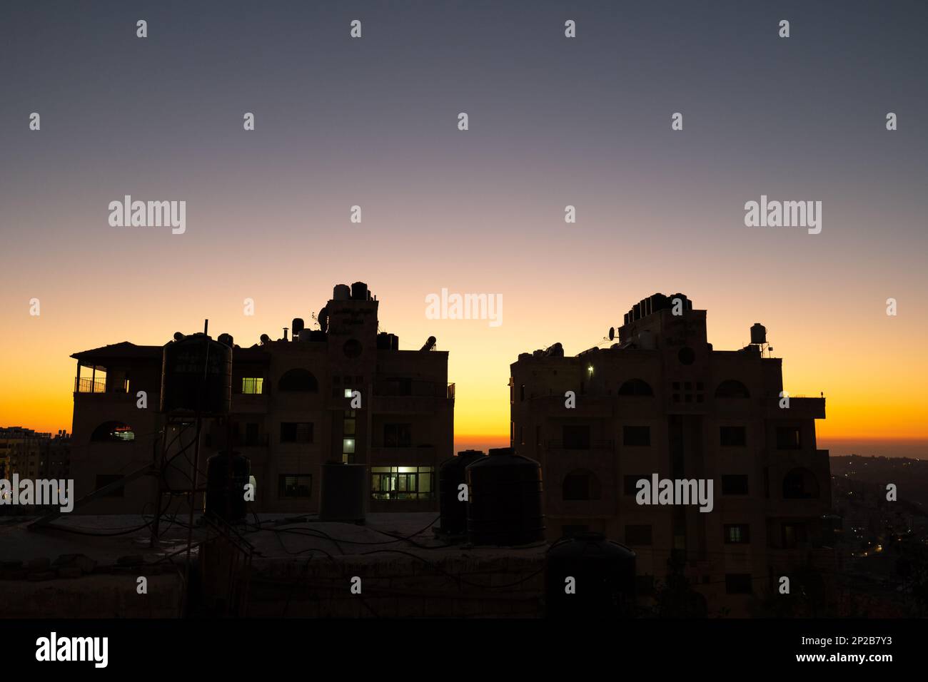 Palestine water tanks hi-res stock photography and images - Alamy