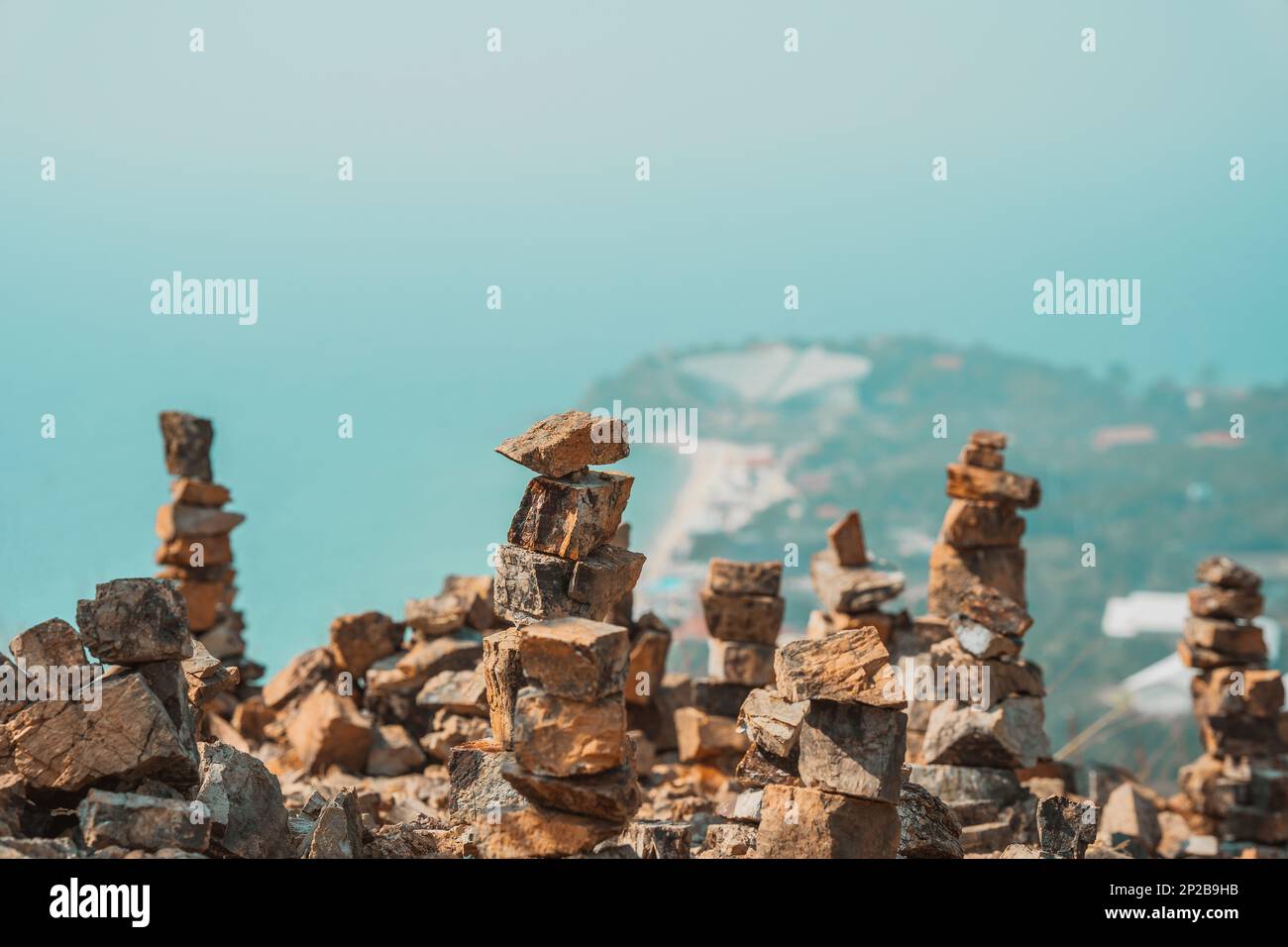 Pyramids of stones hi-res stock photography and images - Alamy
