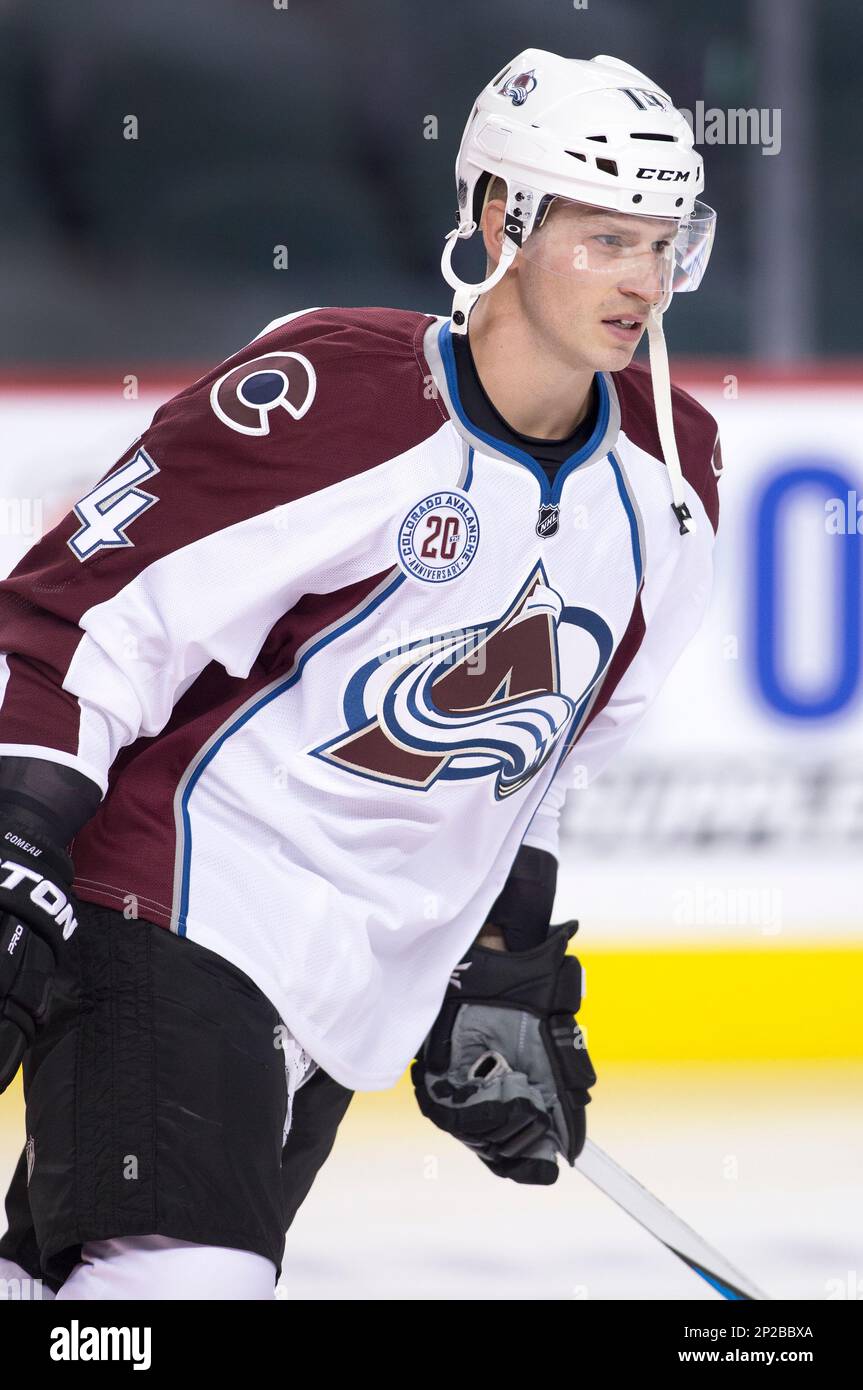 NHL profile photo on Colorado Avalanche's Blake Comeau during a game ...