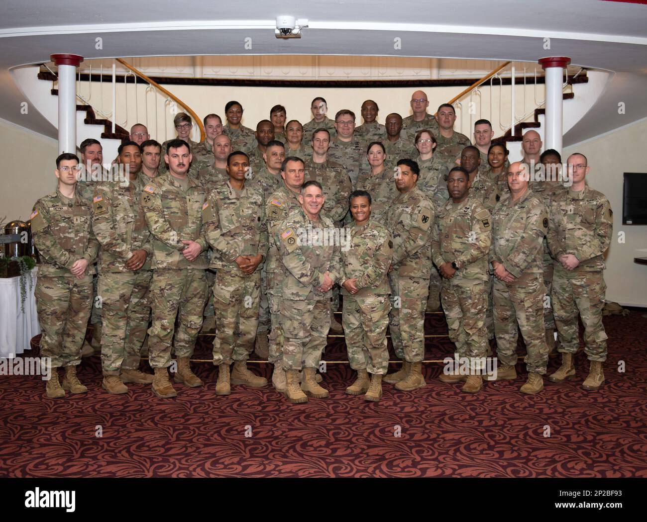 U.S. Army Warrant officers from across all three Army components pose ...