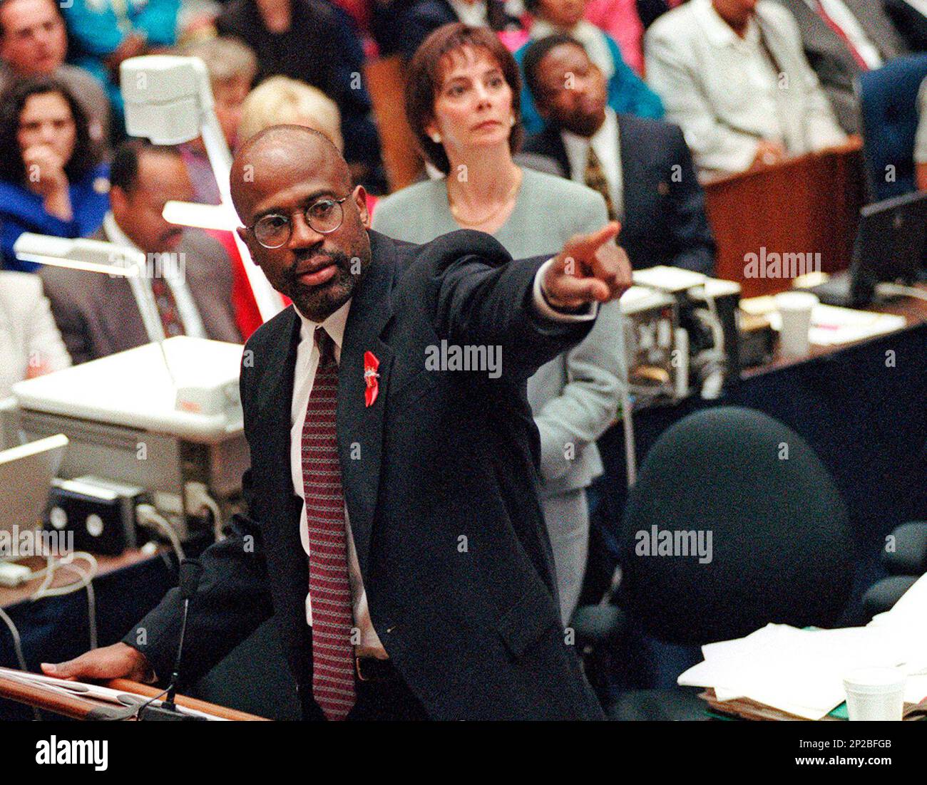 FILE - In this Sept. 29, 1995 file photo, prosecutor Christopher Darden ...