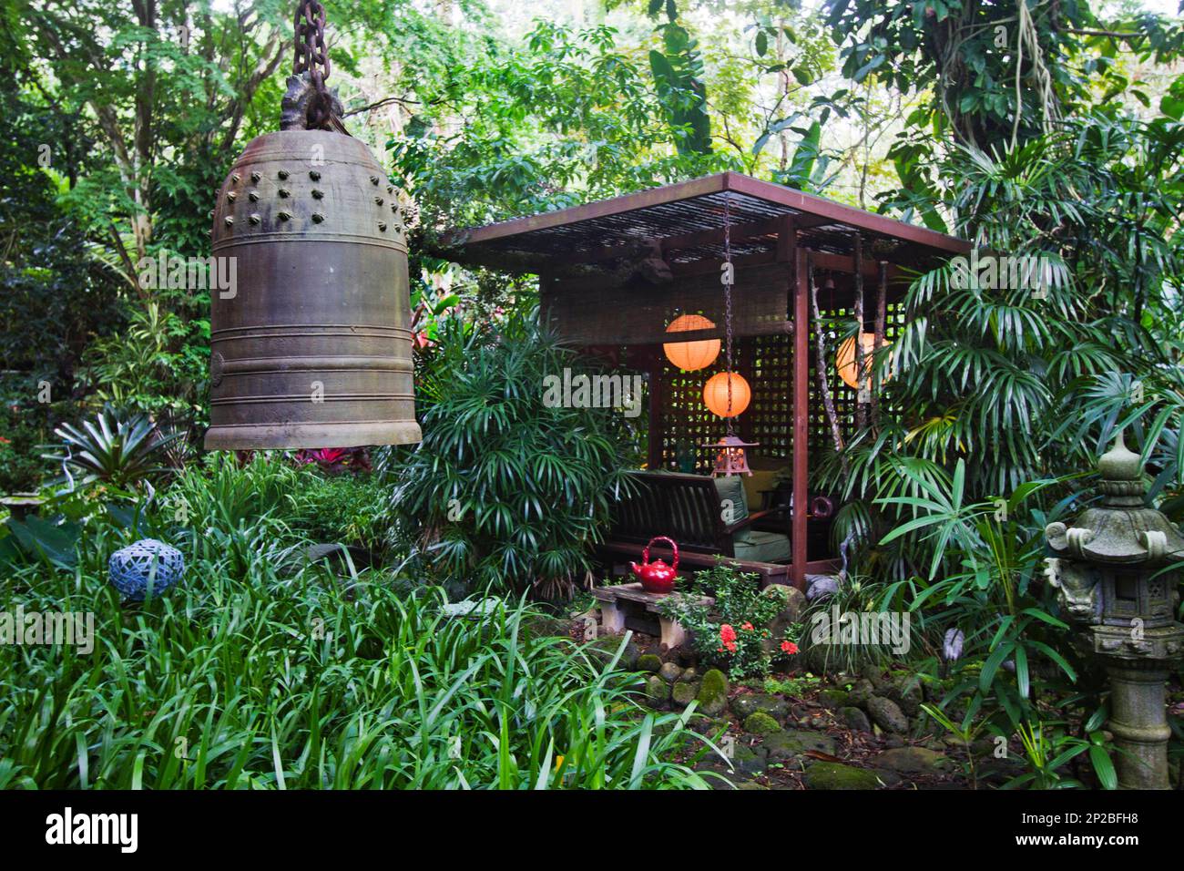 ADVANCE FOR WEEKEND - David Yearian's extensive garden is seen in ...