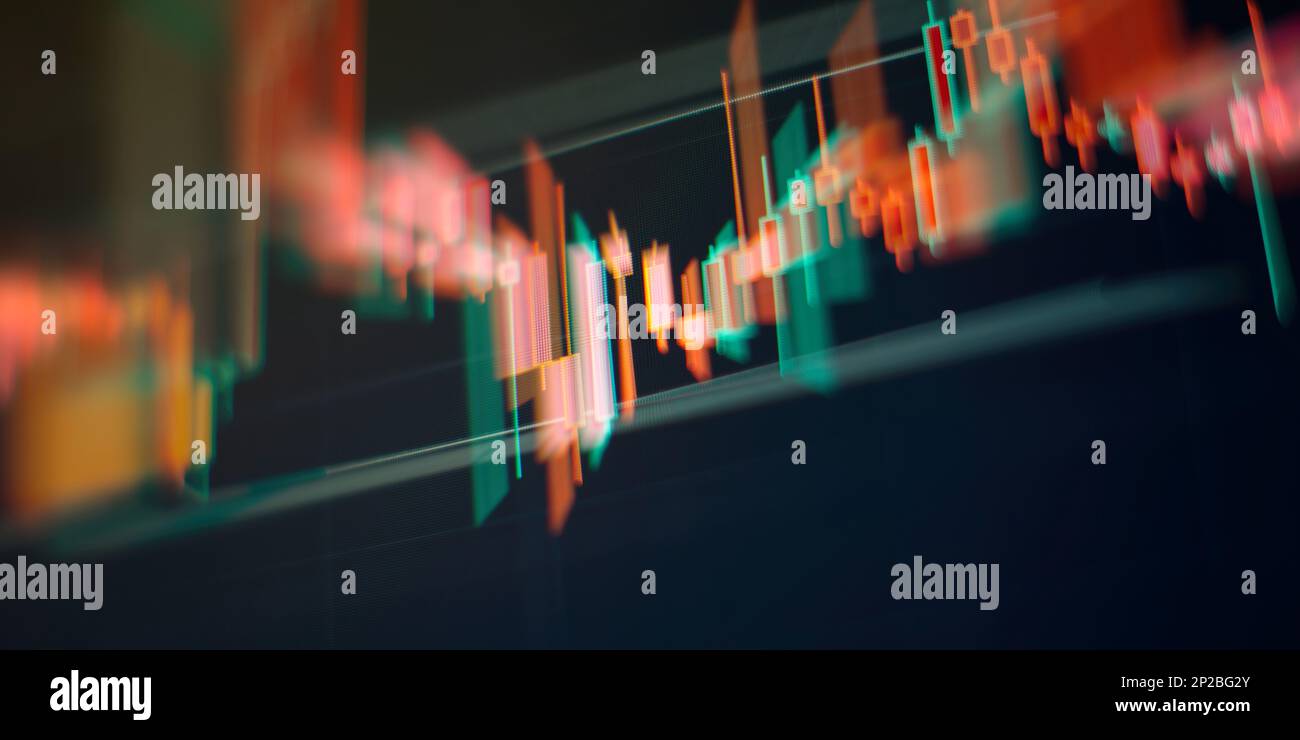 Bullish point Stock market investment Stock Photo - Alamy