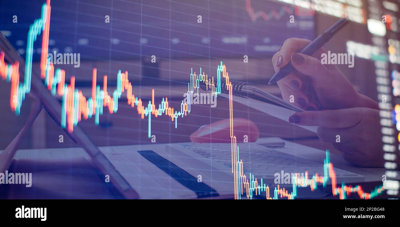 Analyzing investment statistics and indicators on dashboard for trading ...
