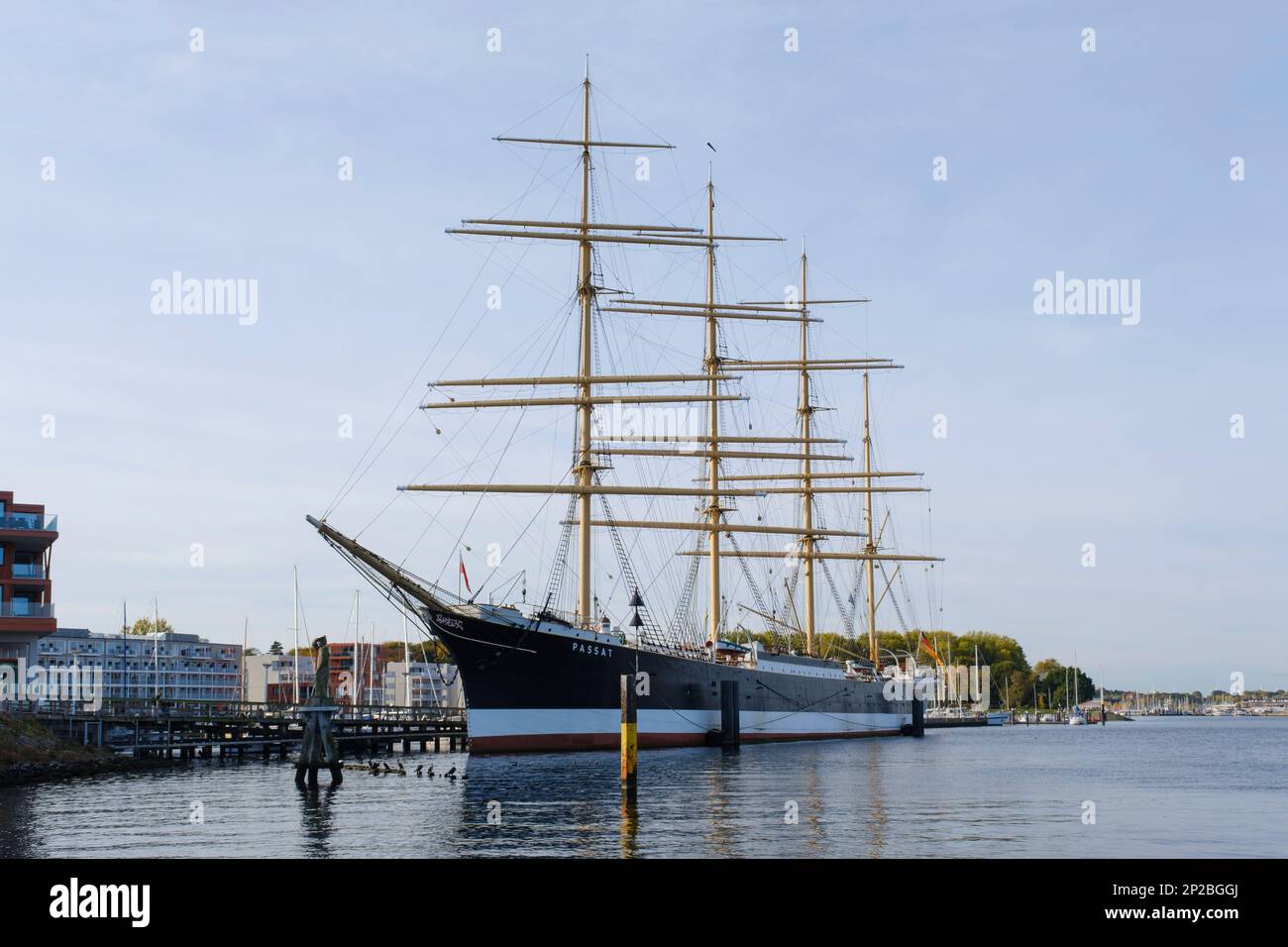 Sailing ship Passat, Priwall, Travemünde Stock Photo - Alamy