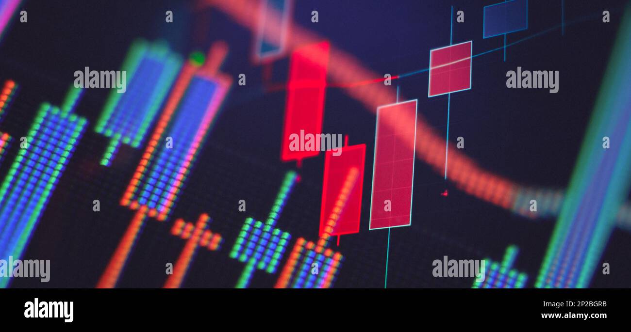 Business candle stick graph chart of stock market investment trading ...