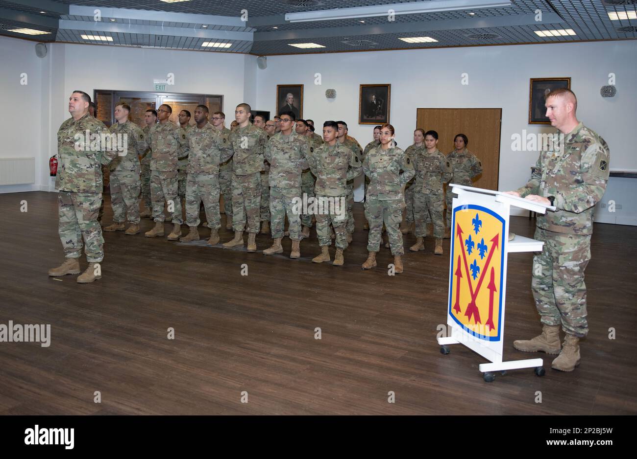 U.S. Army Maj. Justin Webb (right), Operations officer, 52nd Air ...