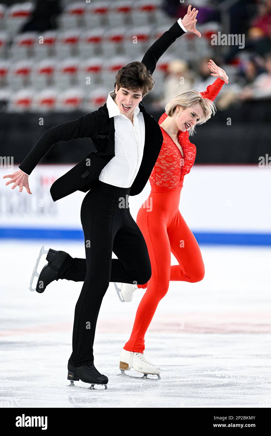 Elizabeth TKACHENKO & Alexei KILIAKOV (ISR), during Junior Ice Dance ...
