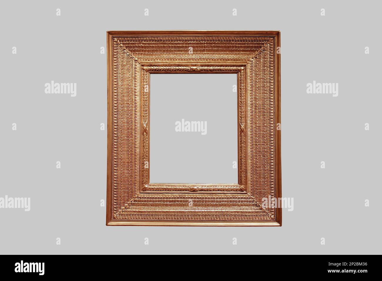Gold frame border simple hi-res stock photography and images - Alamy
