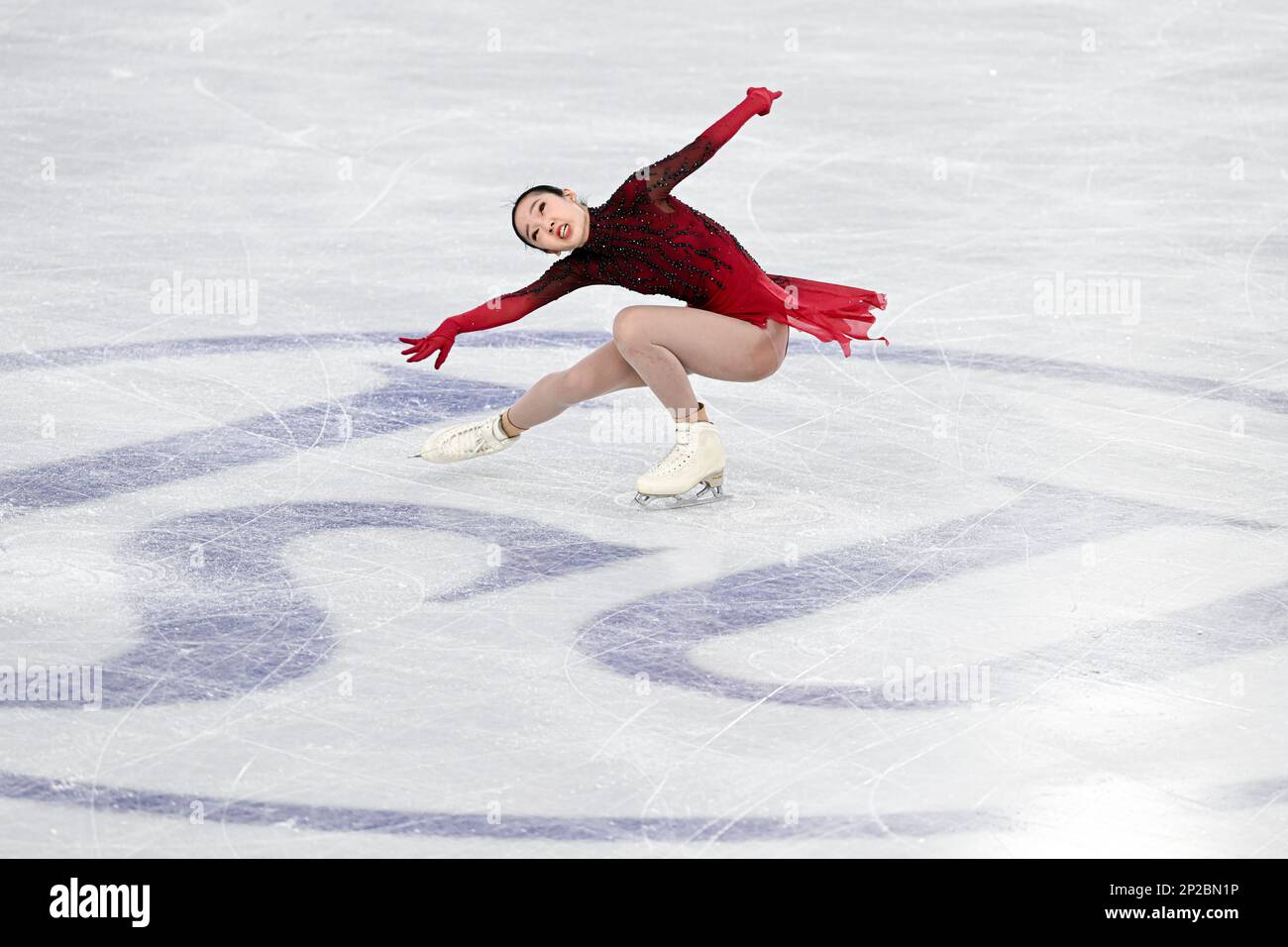 Josephine LEE (USA), during Junior Women Free Skating, at the ISU World ...