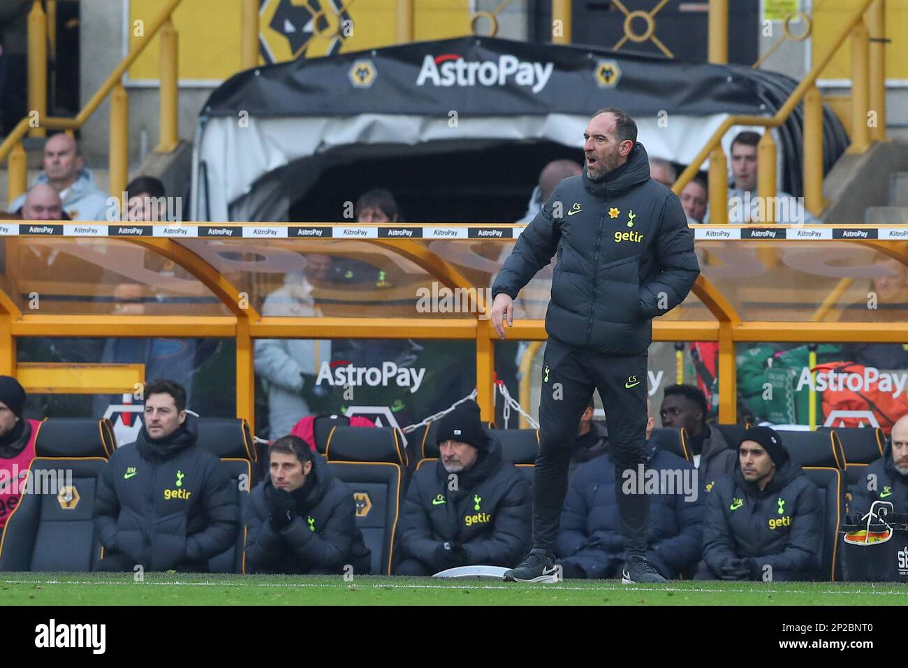 Cristian Stellini assistant manager of Tottenham Hotspur gives his ...