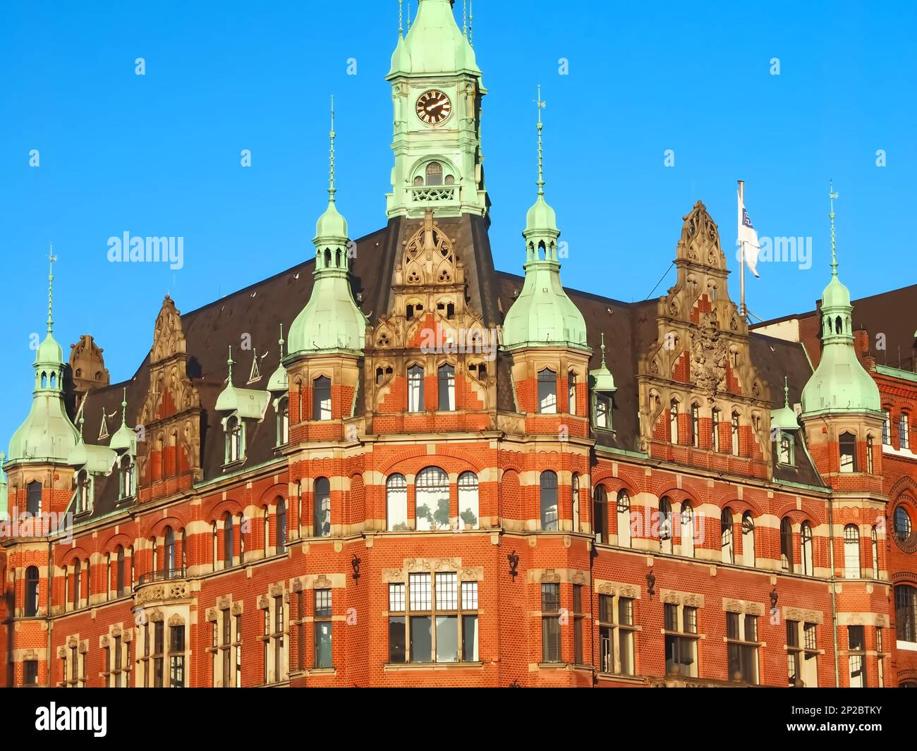 Beautiful building Speicherstadtrathaus in Hamburg Stock Photo - Alamy