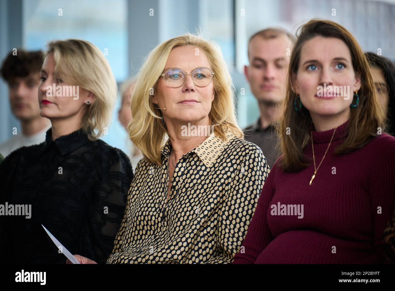AMSTERDAM - Sigrid Kaag, party leader of D66, speaks in the ...