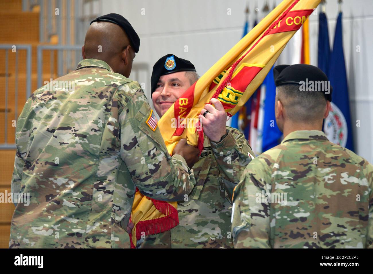 U.S. Army Col Kevin A. Poole, left, United States Army Garrison Bavaria ...