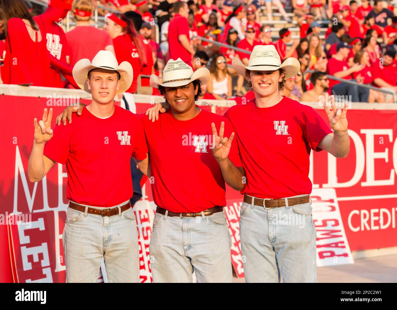 26 September 2015: Houston Cougars Frontiersmen during the NCAA ...