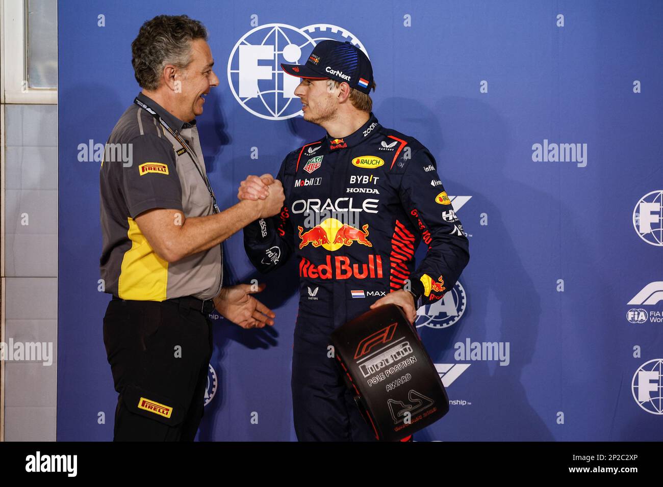 VERSTAPPEN Max (ned), Red Bull Racing RB19, portrait ISOLA Mario (ita), Motorsport Racing ...