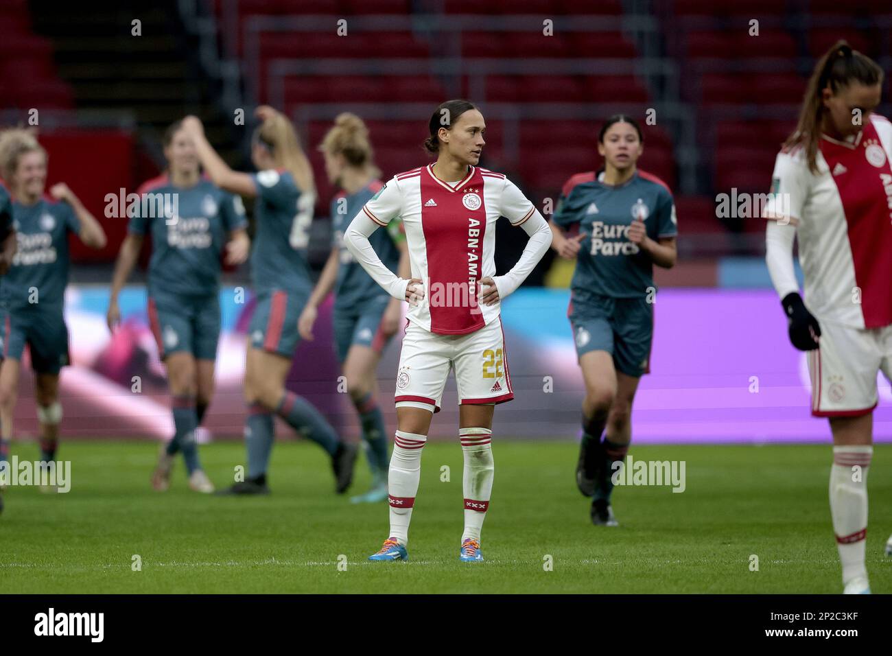 AMSTERDAM - Quinty Sabajo of Ajax women during the Dutch Eredivisie ...