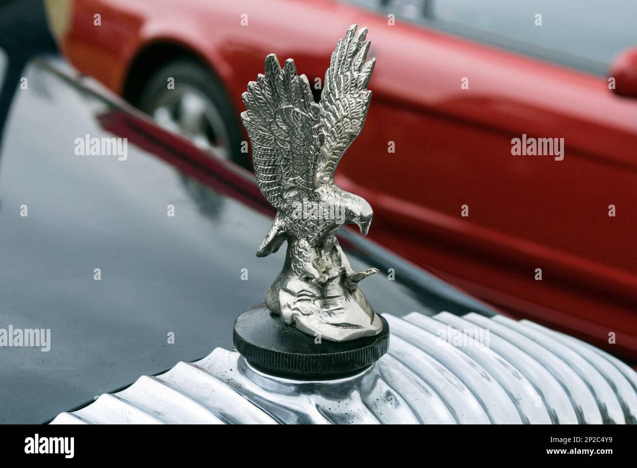 Daimler bonnet mascot. Elland Road Engine House Classic Car Show 2022 ...