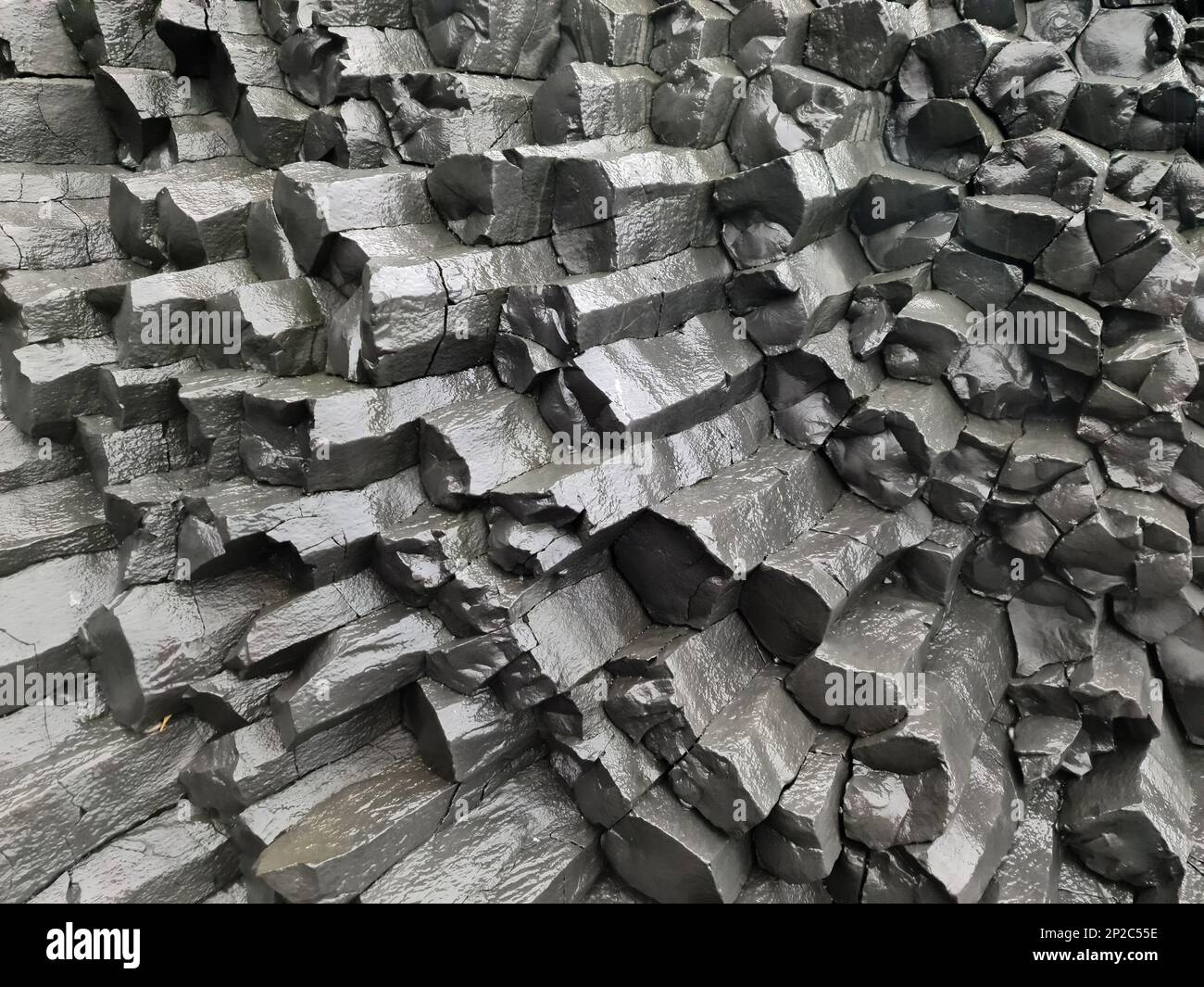Columnar jointing rock structure hi-res stock photography and images ...
