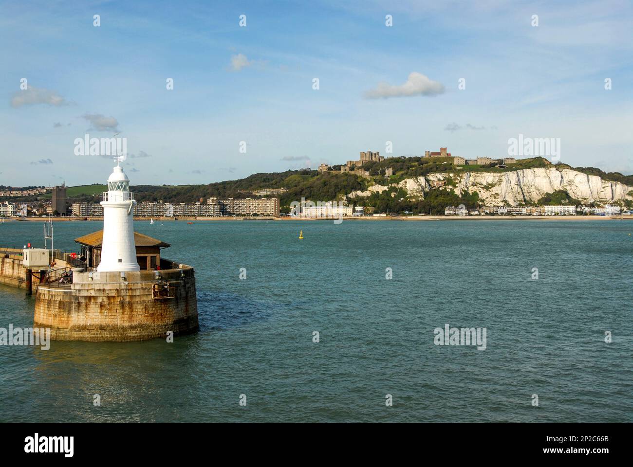Dover breakwater west end lighthouse hi-res stock photography and ...