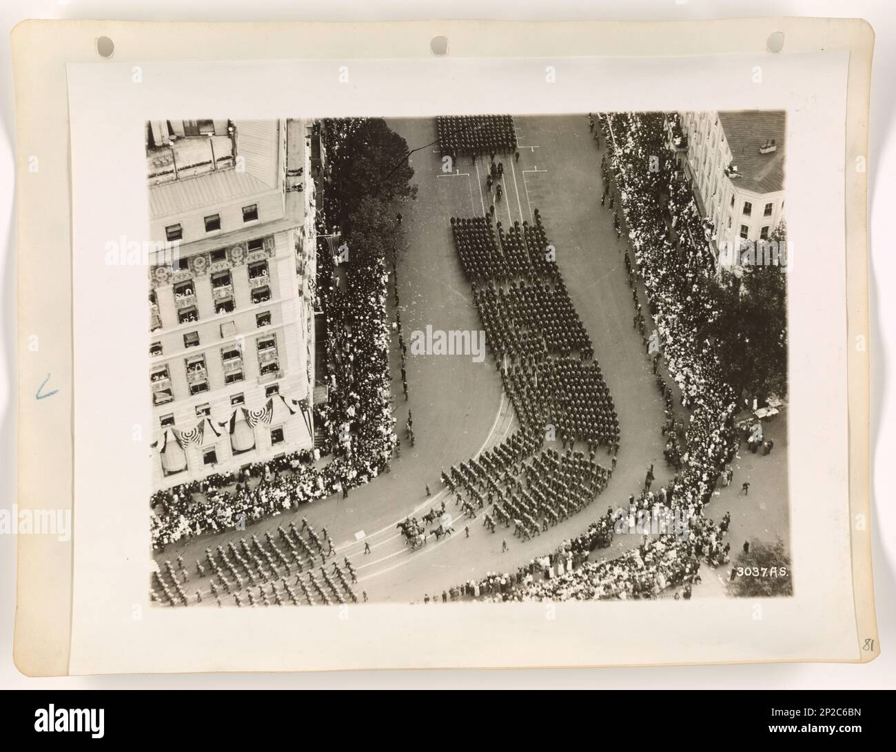Washington D.C. - Parades and Receptions, Aerial Photograph Stock Photo ...