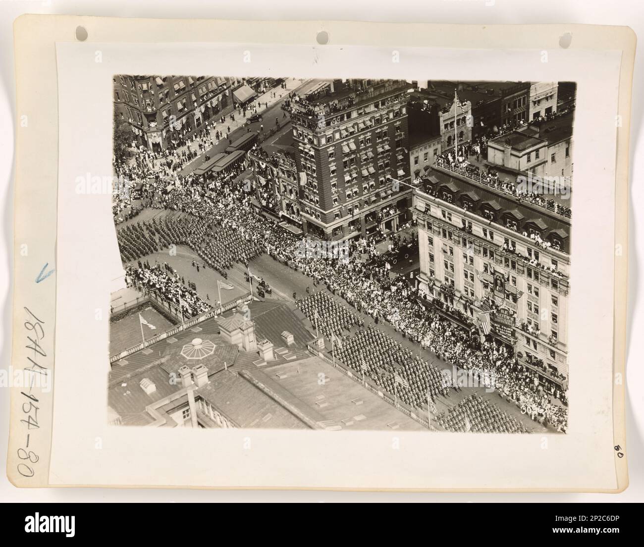 Washington D.C. - Parades and Receptions, Aerial Photograph Stock Photo ...