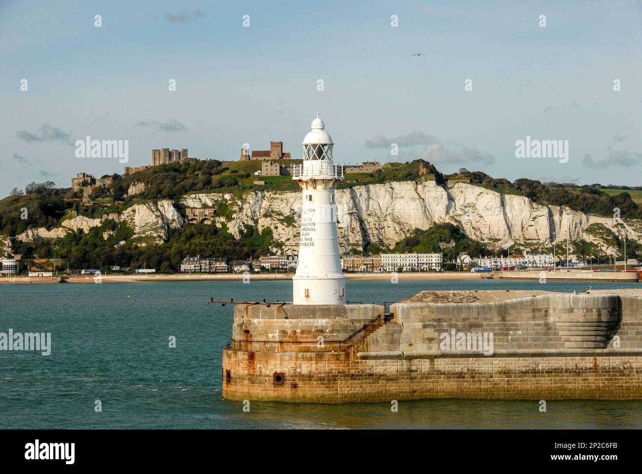 Dover breakwater west end lighthouse hi-res stock photography and ...