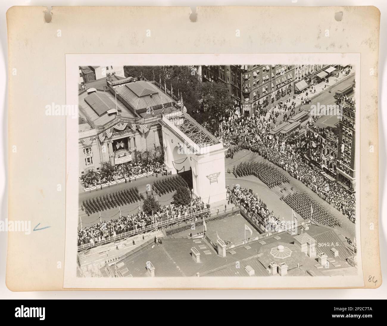 Washington D.C. - Parades and Receptions, Aerial Photograph Stock Photo ...