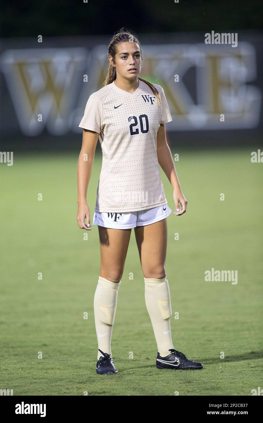 Kahla Seymour (20) of the Wake Forest Demon Deacons during first half ...