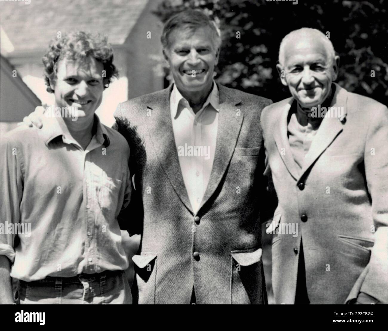 This 1980s photo provided by Sotheby's shows actor Charlton Heston ...