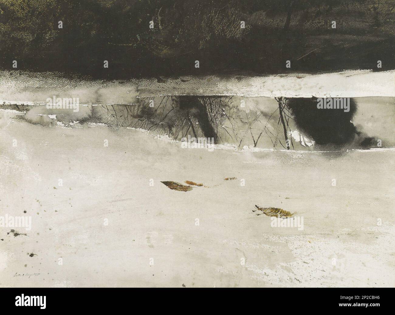 This undated photo provided by Sotheby’s shows the Andrew Wyeth ...