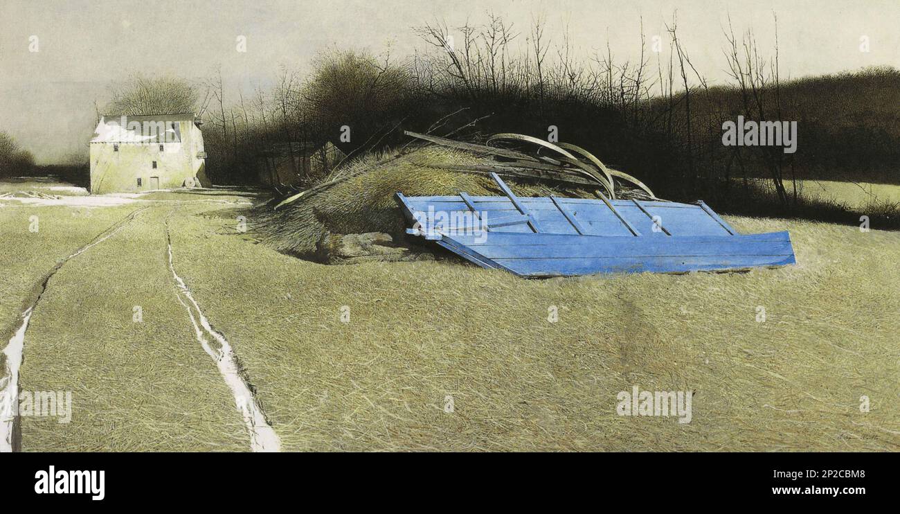 This undated photo provided by Sotheby’s shows the Andrew Wyeth ...