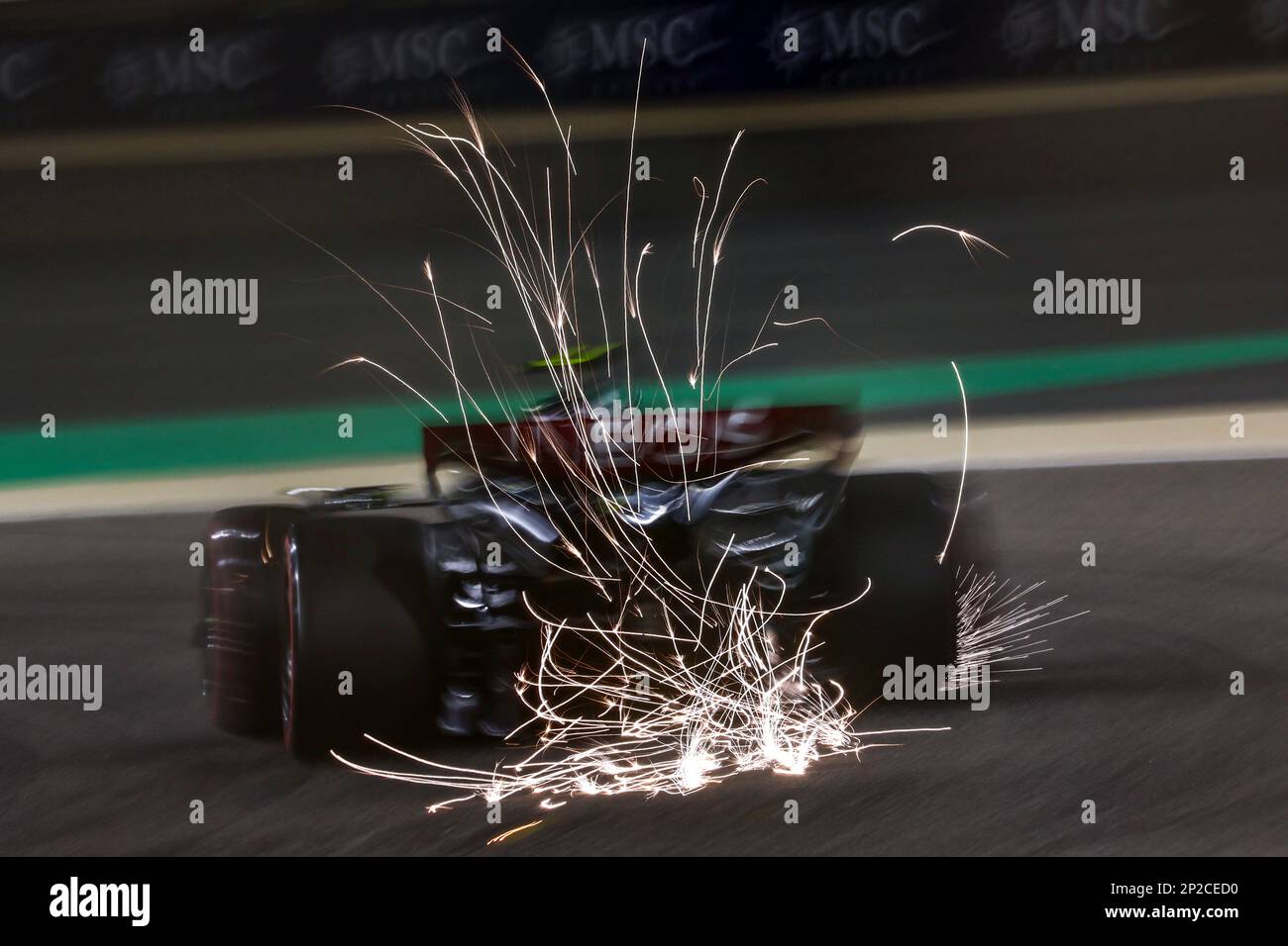 Sakhir, Bahrain. 4th Mar 2023. Lewis Hamilton (GBR) Mercedes AMG F1 W14 ...