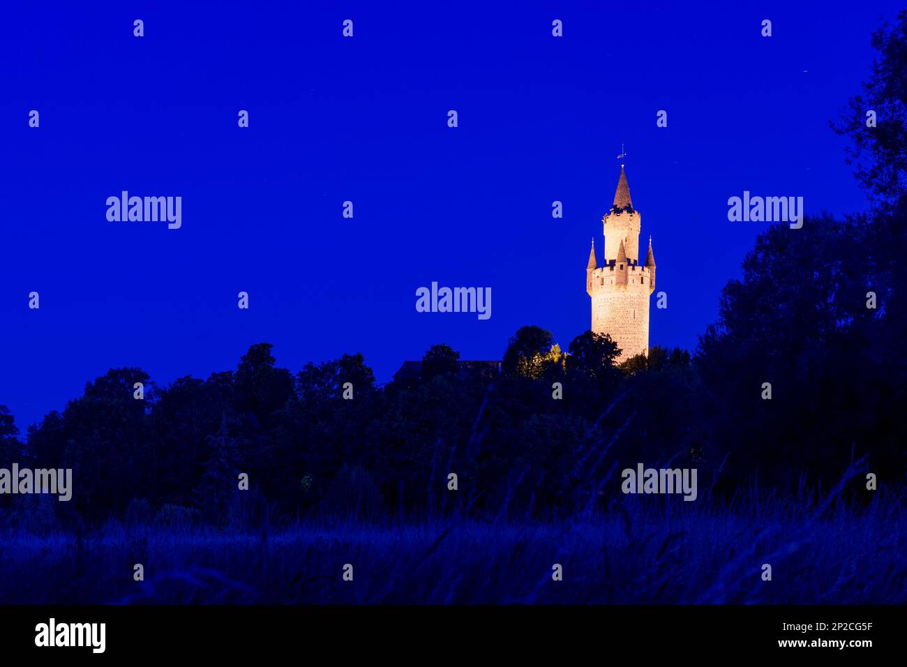 Friedberg: tower Adolfsturm of Friedberg Castle in Taunus, Hessen ...
