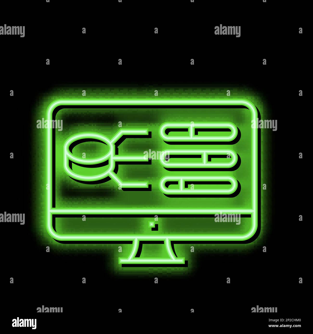 model selection digital processing neon glow icon illustration Stock ... model selection digital processing neon glow icon illustration Stock ...
