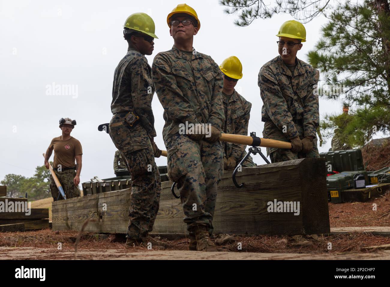 U.S. Marines with 8th Engineer Support Battalion, Combat Logistics ...