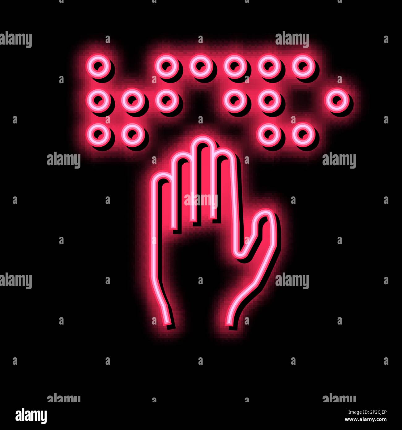 braille font color icon vector illustration Stock Vector Image & Art ...