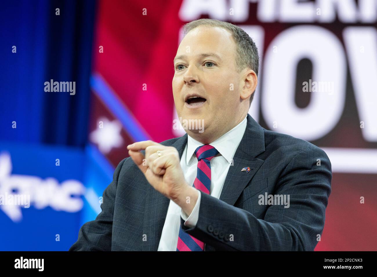 Lee Zeldin, former Congressman speaks on the 3rd day of CPAC Washington ...
