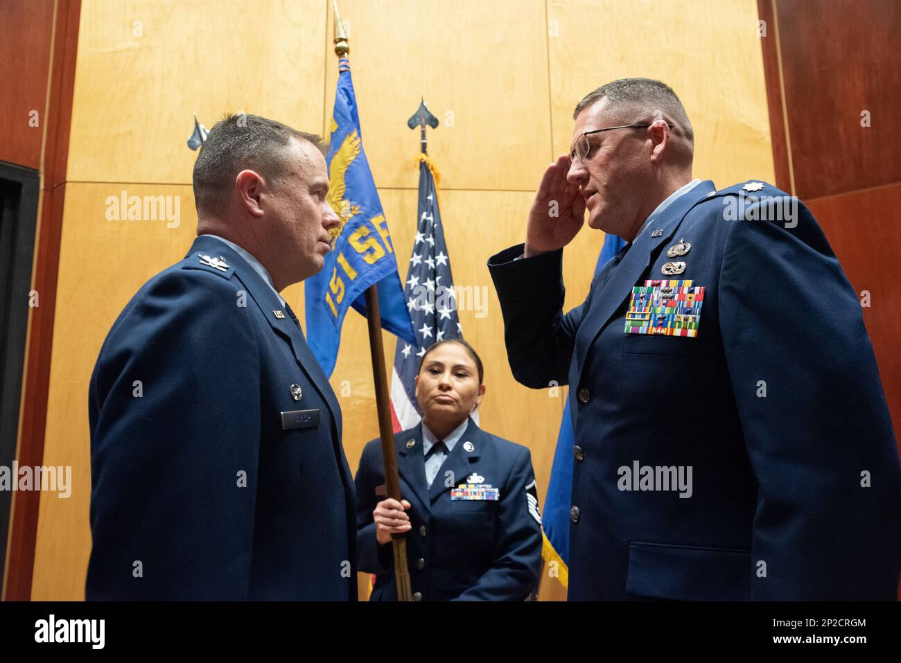 U.S. Air Force Col. Robert Taylor, 151st Air Refueling Wing commander ...