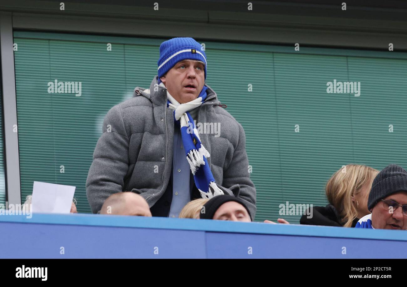 London, England, 4th March 2023. Todd Boehly, Owner of Chelsea football ...